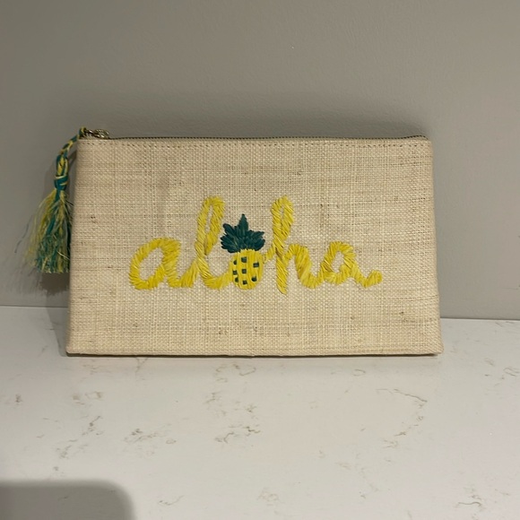 Kayu | Bags | Aloha Straw Clutch | Poshmark